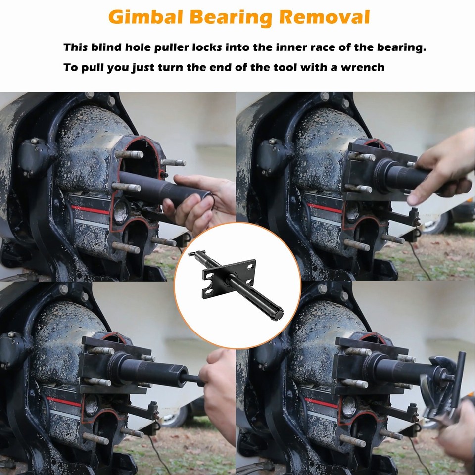 Gimbal Bearing Puller + Alignment Tool for Mercruiser Alpha Bravo OMC ...
