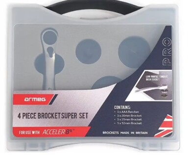 Armeg 20mm, 25mm & 32mm Brocket Conduit Bush Socket Tool Set, 1/4 ...