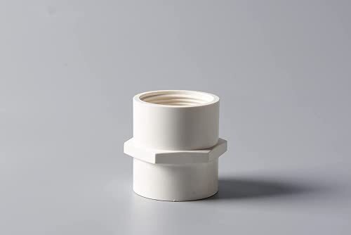 1/2 Inch PVC Female Adapter Fitting (Socket x Female Thread), 15 Pack ...