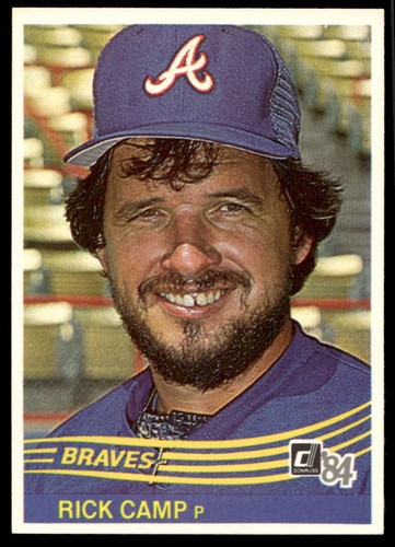 1984 Donruss 165 Rick Camp Atlanta Braves Baseball Card | eBay