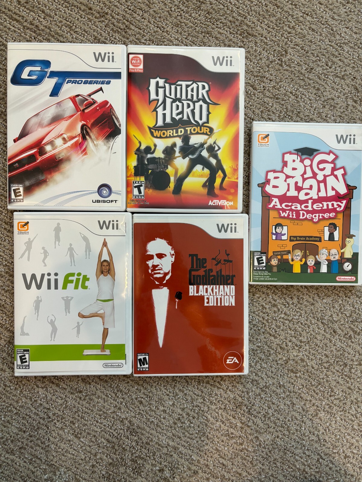 Set of 5 Nintendo Wii Games | eBay