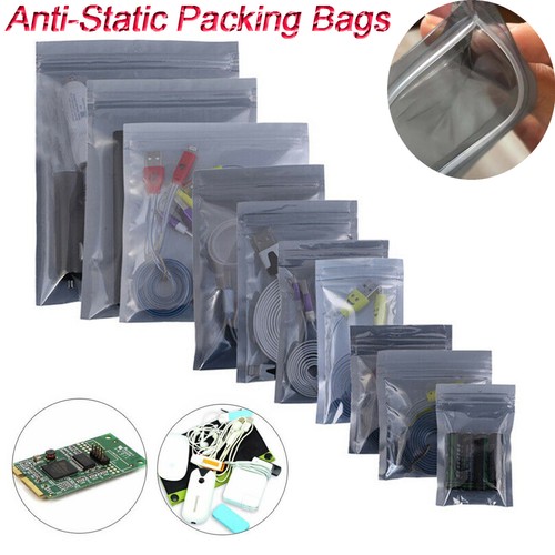 Anti-Static ESD Zip Shielding Bag Hard Drive Electronics Storage Pack ...
