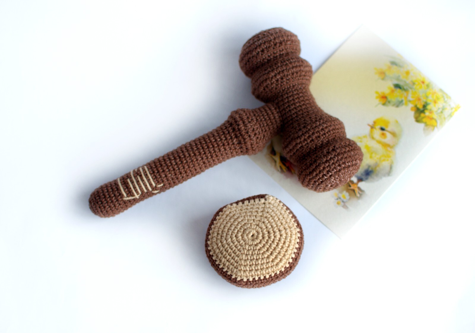 Crochet Gavel, Judge gavel toy, Baby judge costume, Judicial prop toy ...
