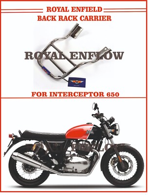 Fit For Royal Enfield Back Rack Carrier for INTERCEPTOR 650 - | eBay