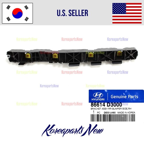 REAR Bumper Bracket Retainer Right PASSENGER 86614D3000 Hyundai Tucson ...
