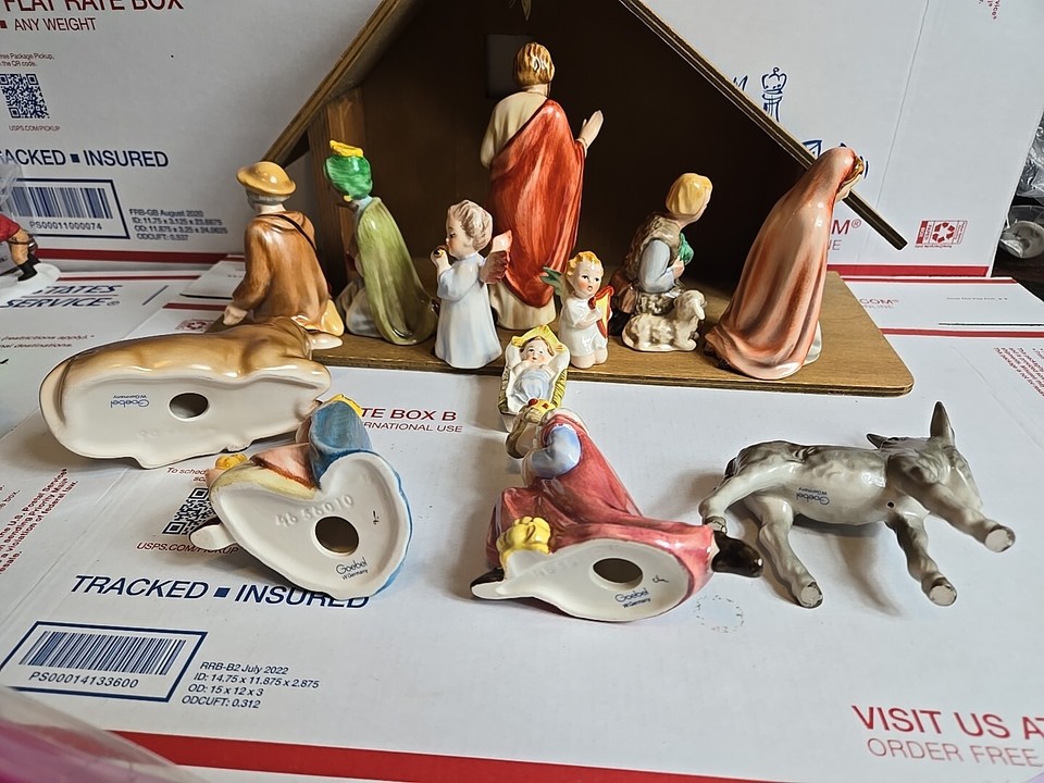 Goebel Nativity Set 12 Figurines West Germany | eBay