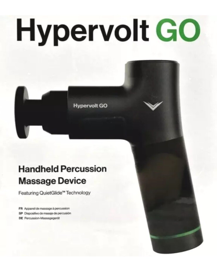 Hyperice Hypervolt GO Black Hand-Held Percussion Massage Gun/ NEW | eBay
