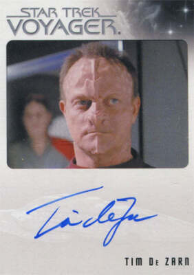 Star Trek Voyager Heroes & Villains Autograph Card Tim De Zarn as ...