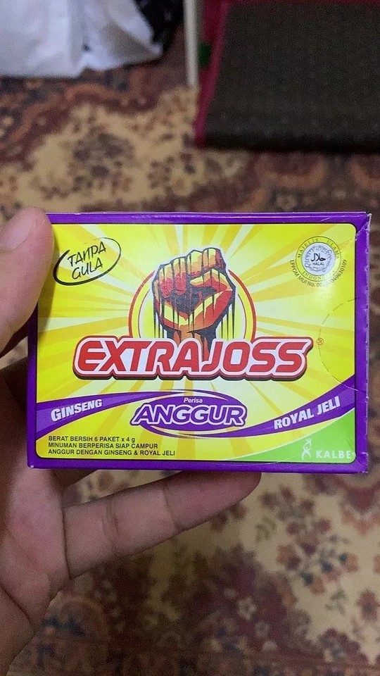 Original EXTRA JOSS 20 Box (120 Sachets) Energy Drink Powder Sugar Free ...