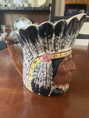 Blue Ridge Southern Pottery INDIAN Character Toby Jug HTF | eBay