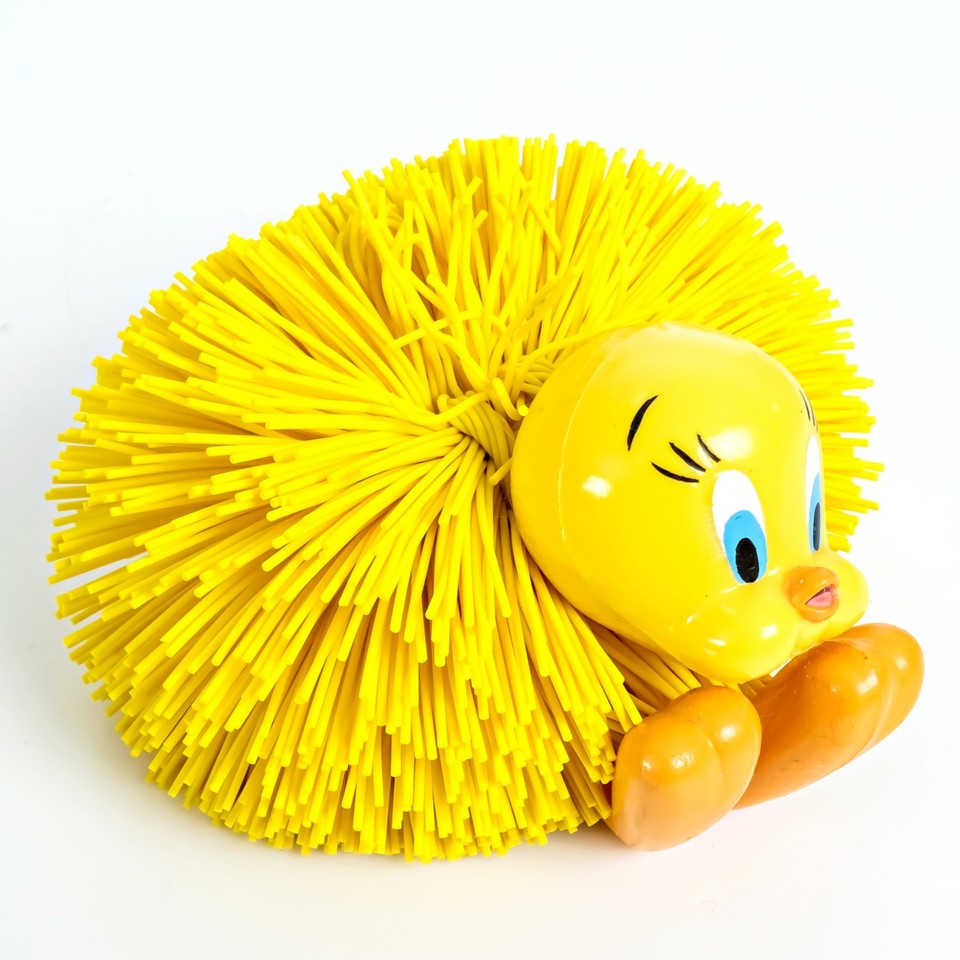 Vintage 1997 Tweety Bird Koosh Ball Yellow Looney Tunes OddzOn Toy | eBay
