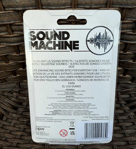 NPW Classic Sound Machine 16 Hilarious Sound Effects Red Novelty Toy ...