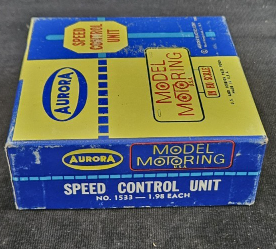 Aurora Model Motoring #1533 Speed Control Unit Ho Scale - Untested | eBay