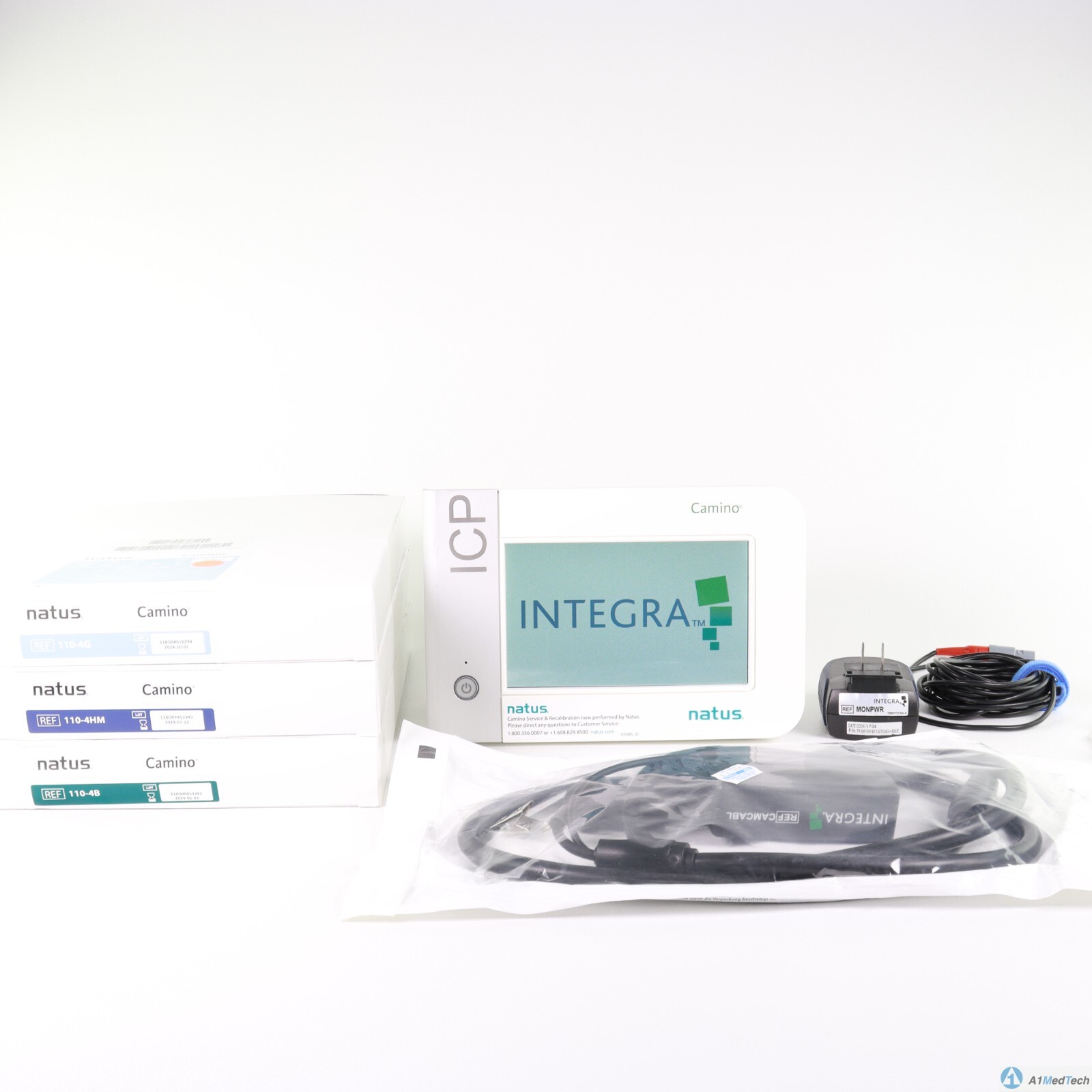 Natus Integra Camino ICP CAM02 Monitor with CAMCABL, Power Adapter ...