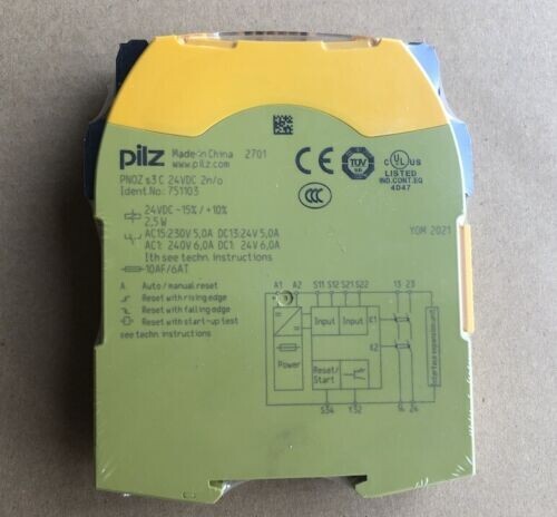 Pilz PNOZ s3 C 24VDC 2 n/o Safety Relay (751103) for sale online | eBay