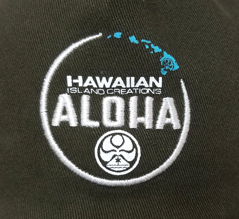 Hawaiian Island Creations HIC Hat Cap Brown Snapback OSFM - ALOHA ...