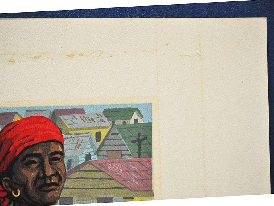 Luis Cajiga 1981 signed 3 vintage serigraphs "Aldeano"& family Puerto ...