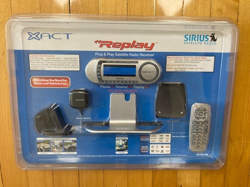 Sirius XM XACT Replay Satellite Radio Receiver Car Home Kit BXTR8CHK ...