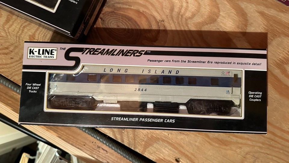 K-Line Streamliners K4539-2844 ‹(•¿•)› Long Island Railroad Coach # 2844 | eBay
