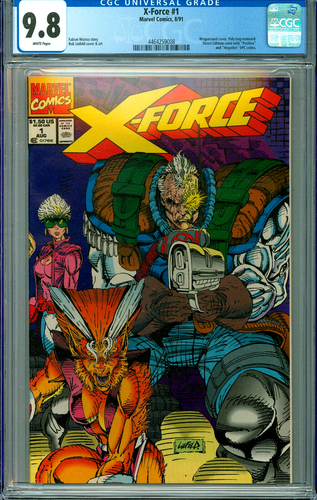 X-FORCE 1 CGC 9.8 WP Negative UPC CODE Non-Circulated NEW Case MARVEL ...