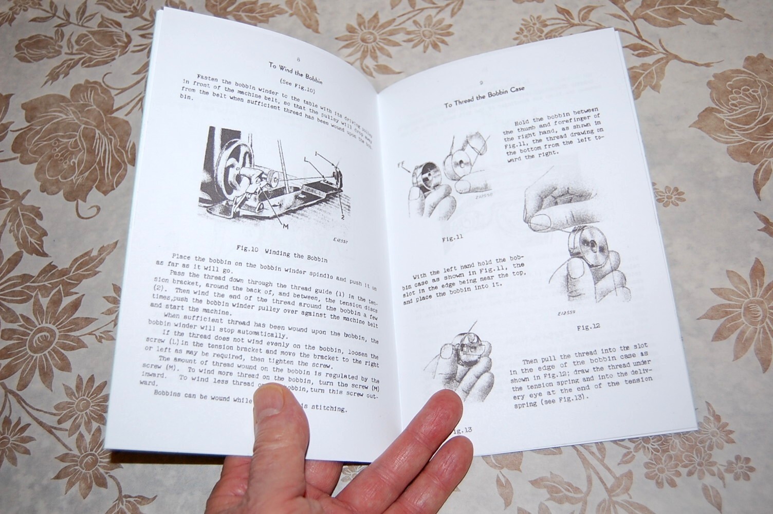 Using & Adjusting Instructions Manual for Singer Sewing Machine 95-82 ...