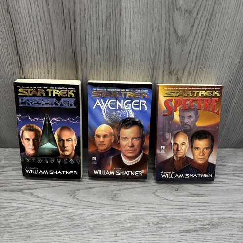 Star Trek Preserver Avenger Spectre Paperback Books William Shatner Sci ...