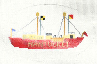 Nantucket Island, MA ~ Nantucket Lightship ~ HP Needlepoint Canvas ...