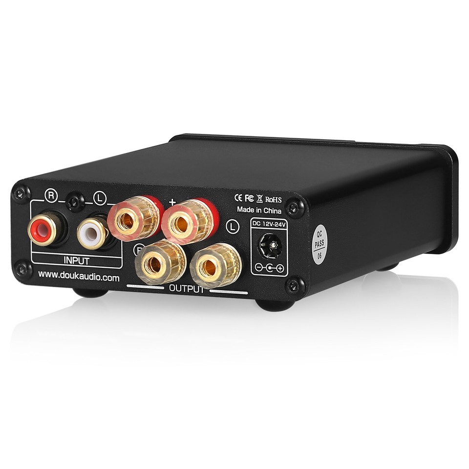 Mini Class D Power Amplifier HiFi Stereo 2.0 Channel Digital Audio Amp ...