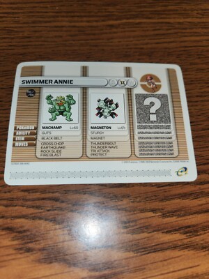 Pokemon Gameboy Advance Ruby Sapphire Swimmer Annie E Reader Card | eBay
