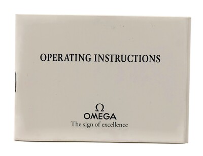 Omega Cal 1109/1111/1120/2500 Operating Instructions Booklet Manual | eBay