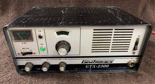 Vintage Gemtronics Gtx-2300 23ch Tube Type CB Radio for sale online | eBay