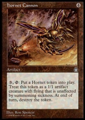 Heavy Play, English MTG Regular Hornet Cannon Stronghold Magic the ...