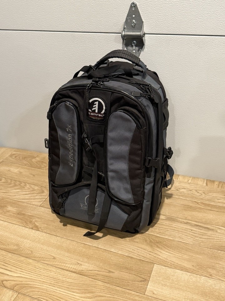 Tamrac Expedition 7X Camera Pro Backpack Black Gray Nice Condition ...