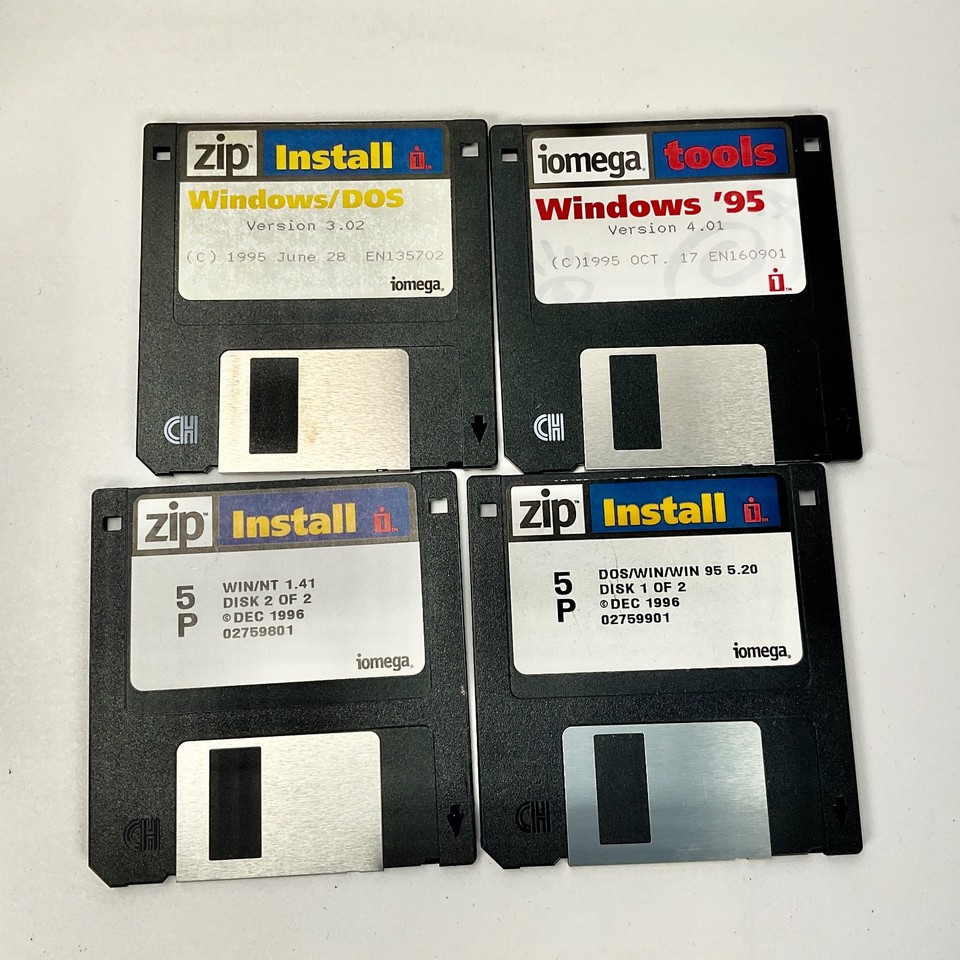 Iomega Zip 100 Hig Defintion Zip Drive PMAJ44620U & 23 Disks Vintage ...