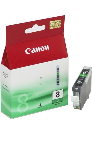 Original Canon Ink Cartridge CLI-8 Green for Pixma 3300 3500 4200 4500 ...