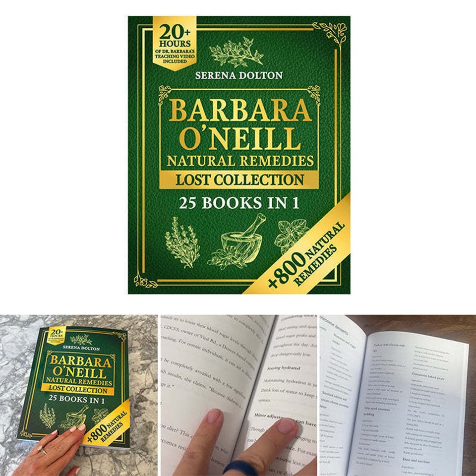 4 Books Self Heal/Sustain Me/Natural Remedies By Barbara ONeill Lost ...