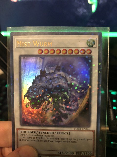Yu-Gi-Oh! TCG Mist Wurm Hidden Arsenal HA01-EN023 Limited Secret Rare ...