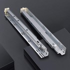 Pair Self Soft Close Under/Bottom Rear Mounting Drawer Slides 21 inch ...