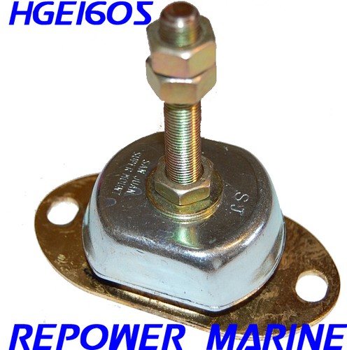 Marine Flexible Engine Mount 55KG, 12mm Stud, Volvo Penta, Mercruiser ...
