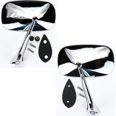 1975-1979 Corvette Outside Mirror SET Large Head Right + Left ...