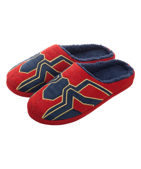 Spiderman Red & Blue Spider Men's Slippers Assort Sizes L & XL 9/10, 11 ...