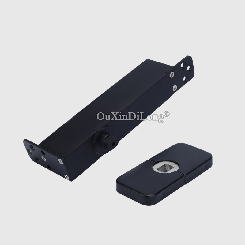 1Set Heavy Adjustable Door Pivot Hinge Invisible Buffer Floor Spring ...