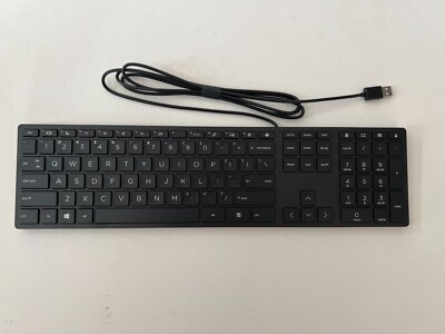 Tastatur HP Halley USB Keyboard DIB US QWERTY Layout schwarz L96909-001 ...