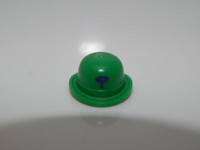 Lego Green Minifig, Headgear Hat, Bowler & Purple Question Mark Riddler ...