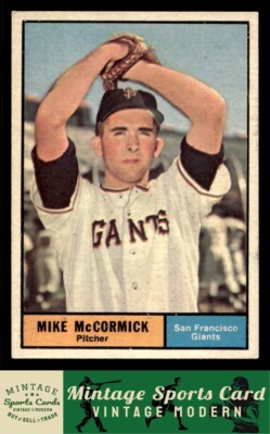 1961 Topps - Mike McCormick - #305 San Francisco Giants | eBay
