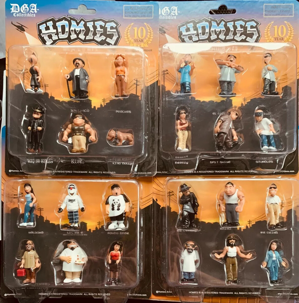 HOMIES SERIES 13 24 PIECES BLISTER CARD FIGURES | eBay