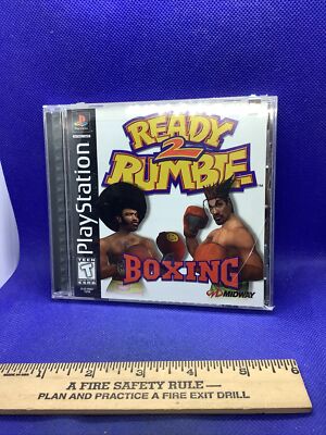 Ready 2 Rumble Boxing PS1 PlayStation 1 Complete CIB tested 31719268191 ...