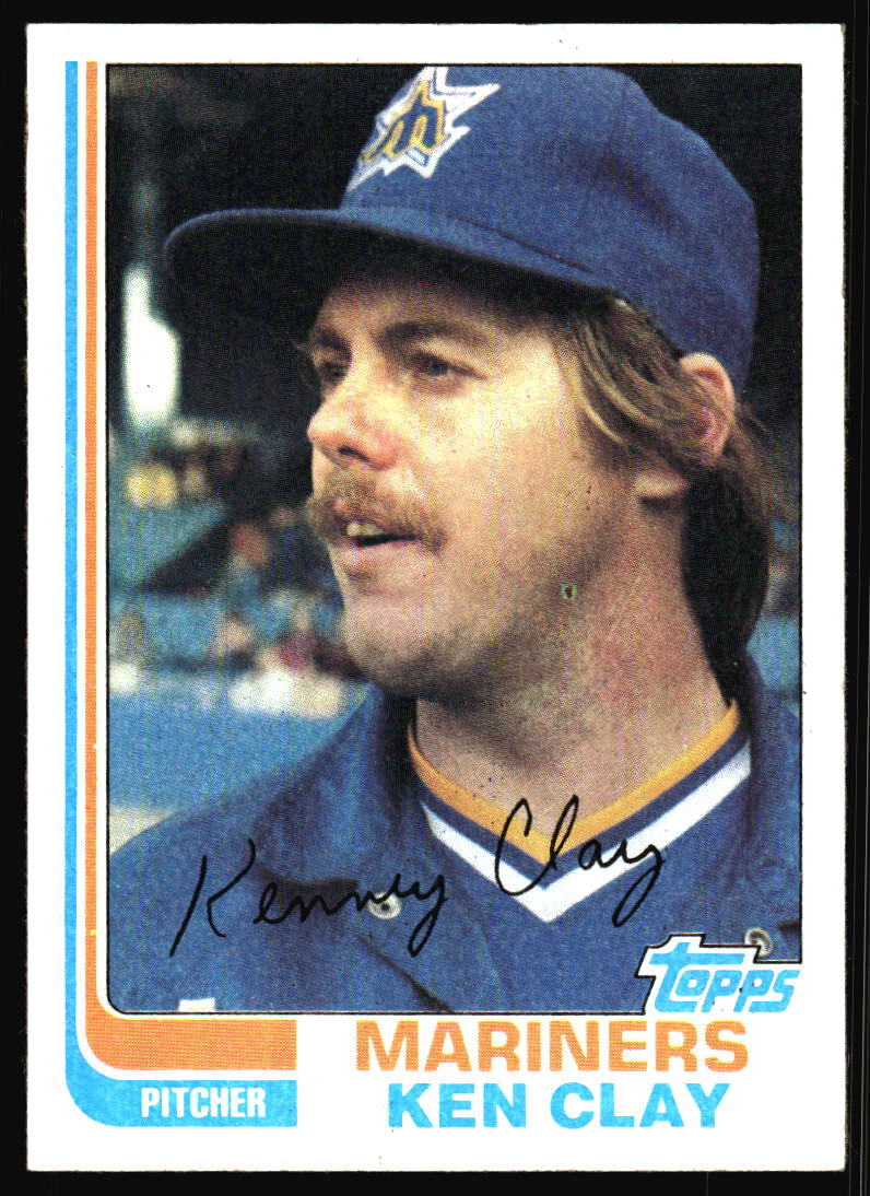 1982 Topps Ken Clay #649 Seattle Mariners | eBay
