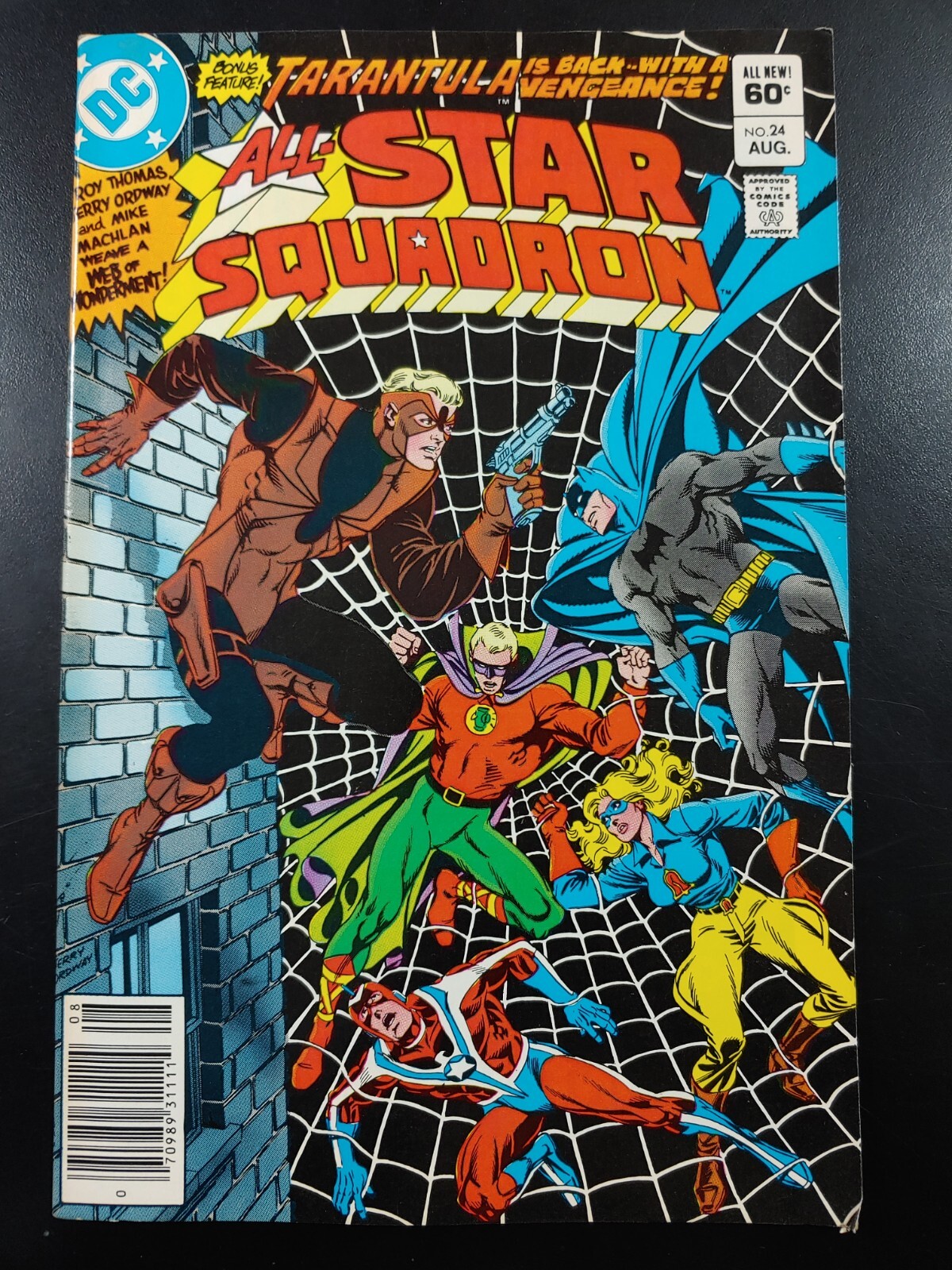 ⭐️ ALL-STAR SQUADRON #24 (newsstand) 1st Brainwave (1983 DC Comics) VF ...