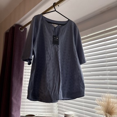 Women’s Size 16 White Stuff Cotton Pull Over. Light Blue. Brand New ...